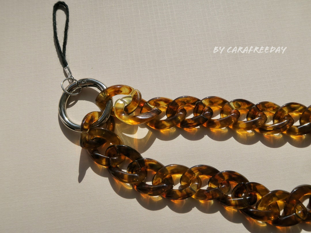 Tortoise Wristlet, Phone Charm, Tortoise Phone Straps, 7.5 Inch Phone ...