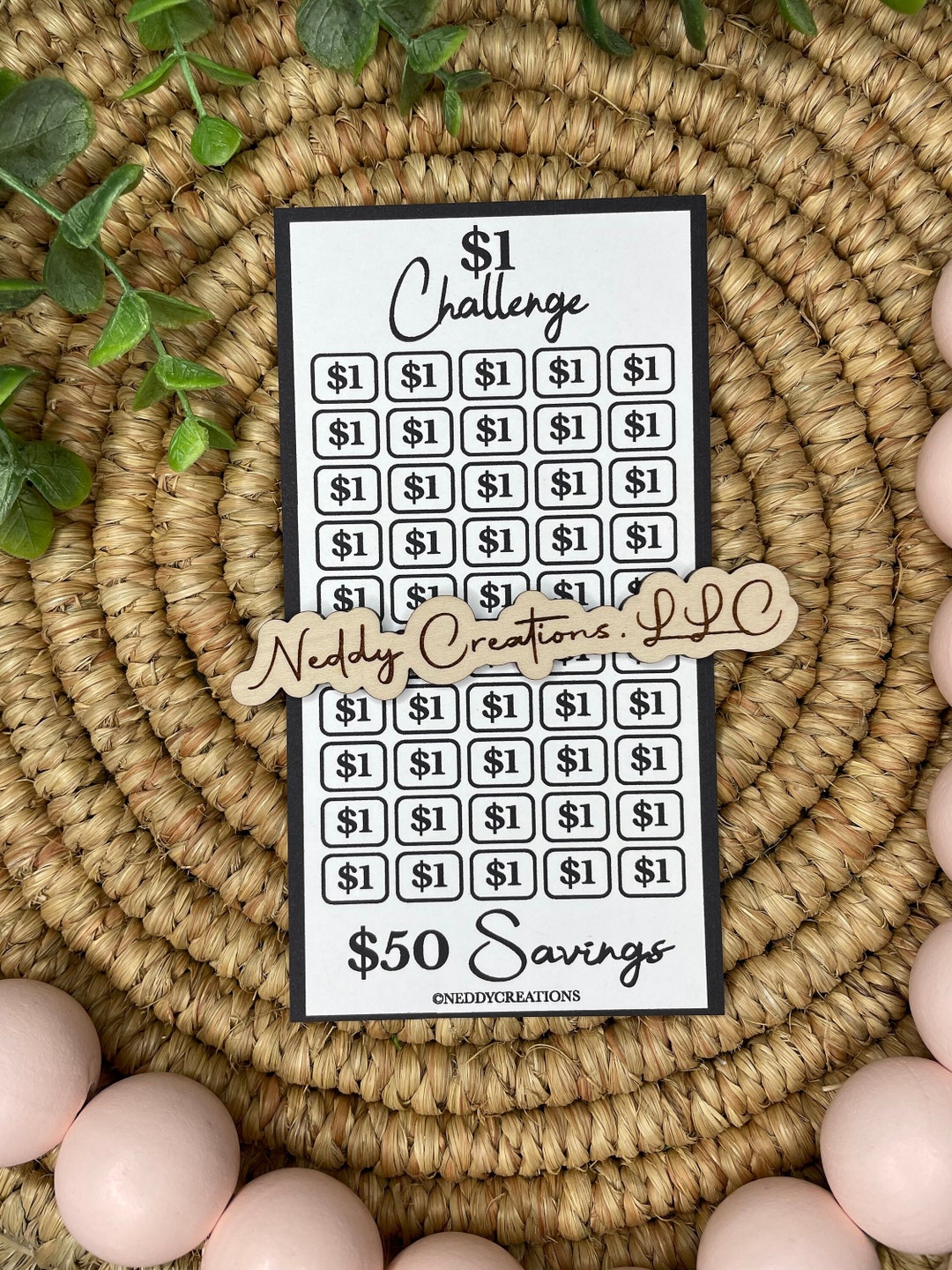 1 Dollar Savings Challenge, Savings Challenge Envelopes, Savings ...