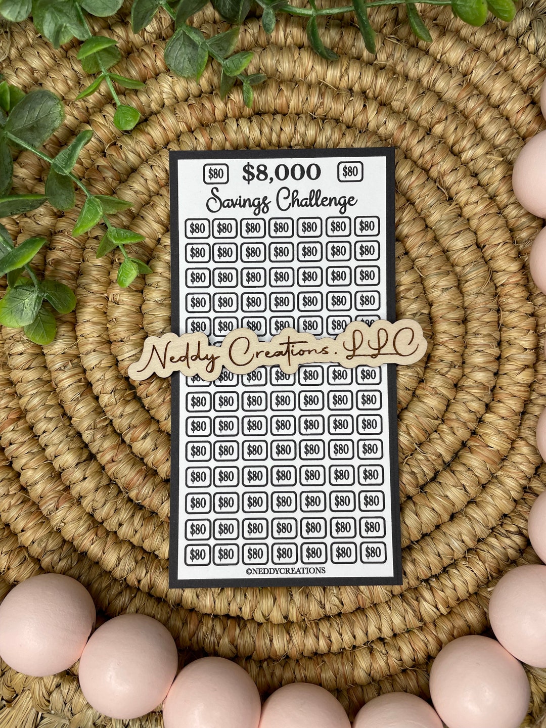 8000 Dollar Savings Challenge, Savings Challenge Envelopes, Savings ...