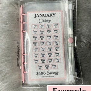 12 Month Savings Challenge, Monthly Savings Challenge, Savings ...