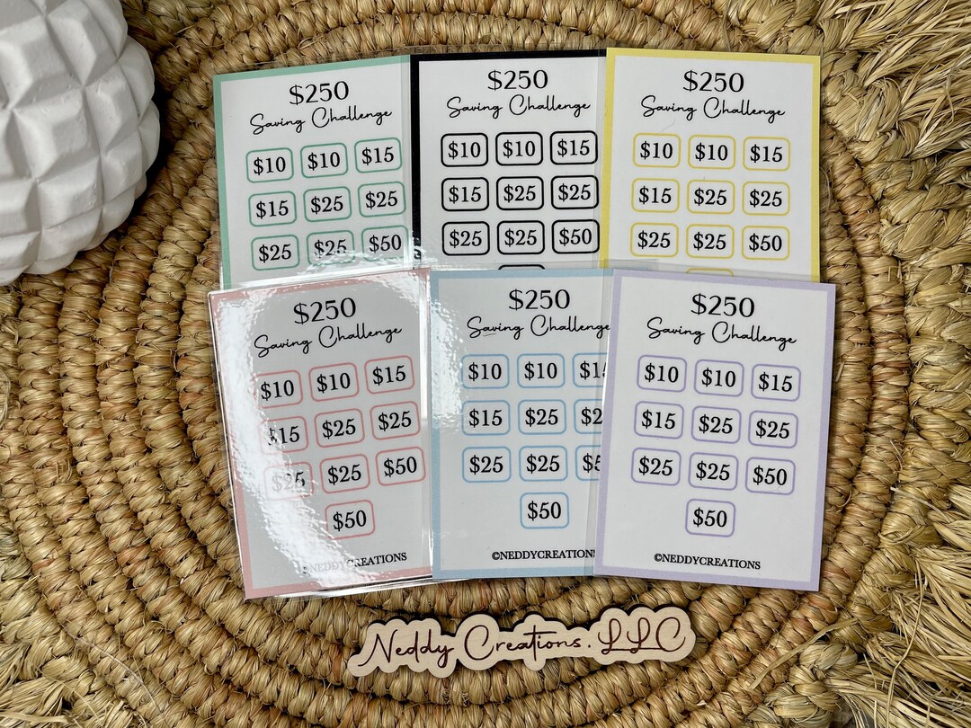 Mini Saving Challenge, Saving Challenge, Savings Challenge, 250 Saving ...
