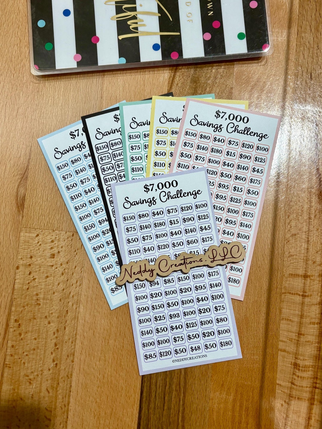 7000 Dollar Savings Challenge, Savings Challenge Envelopes, Savings ...