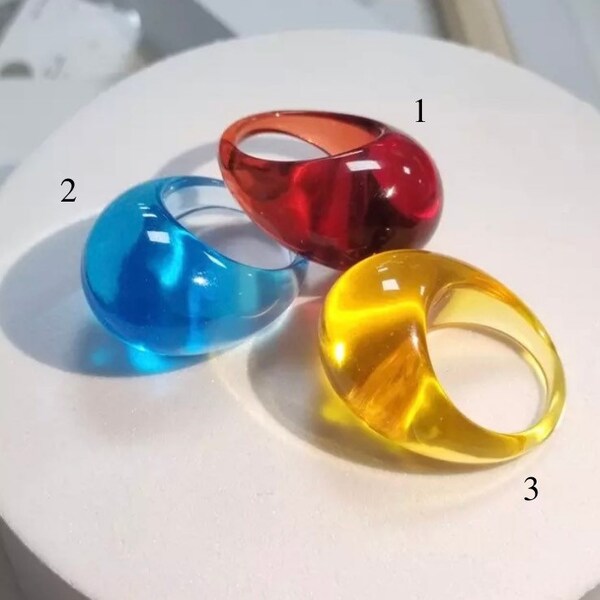 Acrylic Ring - Etsy