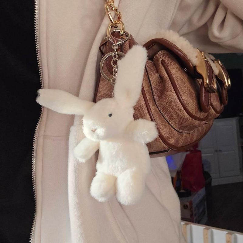Jellycat Bunny Keyring - Etsy UK