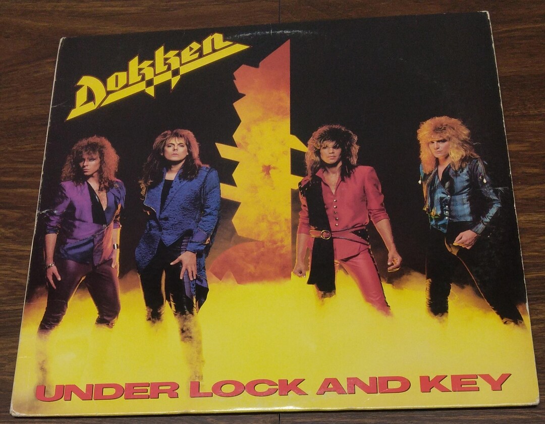 Dokken Under Lock and Key 1985, Vinyl LP 60451-1 unchain the Night, in My Dreams - Etsy