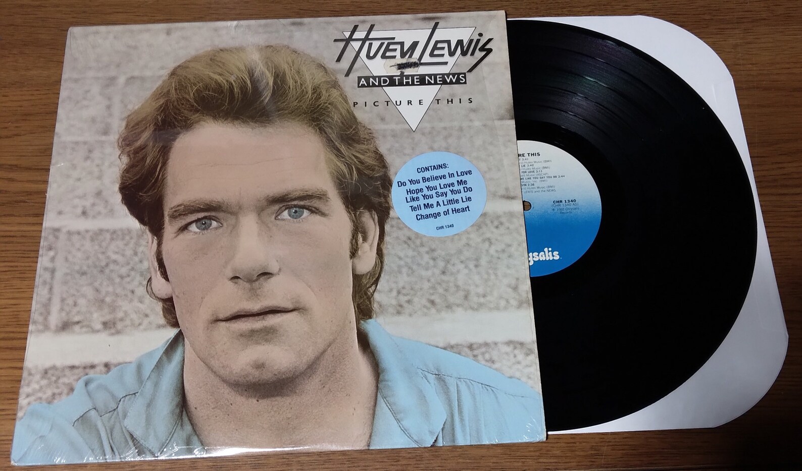 Huey Lewis & the News - Picture This (1982, Vintage Vinyl LP) “workin ...