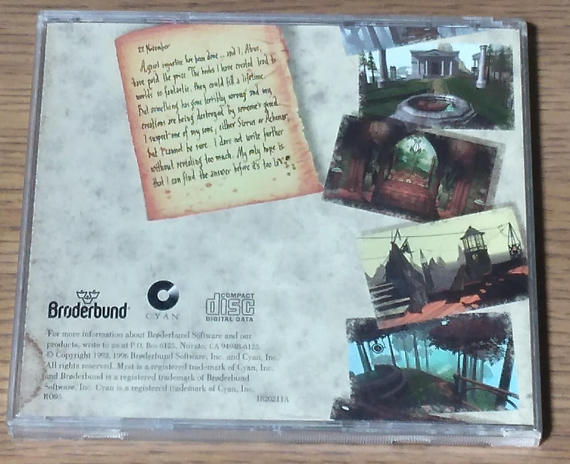 Myst (1996, CD-ROM) - Graphic Adventure Game - Etsy