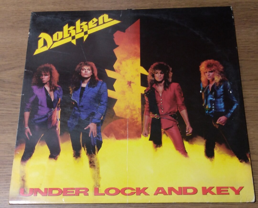 Dokken Under Lock and Key 1985, Vinyl LP unchain the Night, in My Dreams - Etsy