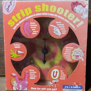 Vintage Strip Shooter Game - Spin the Roulette Wheel, Down a Shot ...