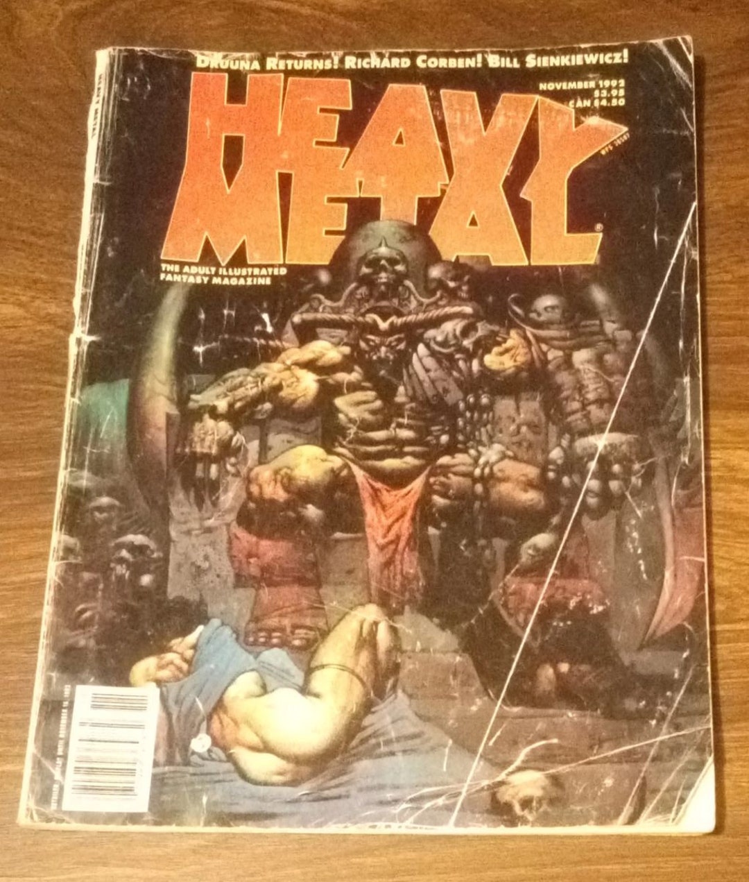 Heavy Metal Nov 1992 Druuna Returns Richard Corben Bill - Etsy