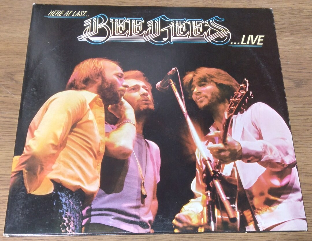 Bee Gees - Here at Last …bee Gees … Live (1977, Vintage Vinyl LP) “jive ...