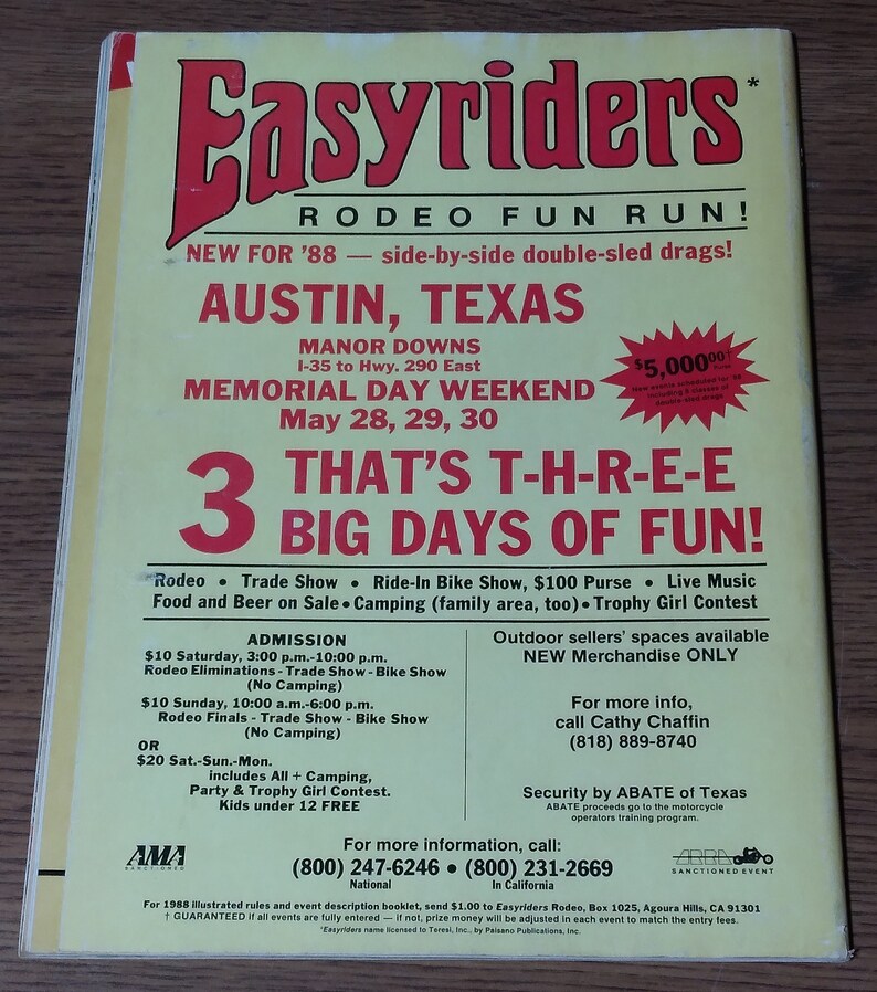 Easy Rider May 1988 Sweetest Woman and Scooters Around - Etsy