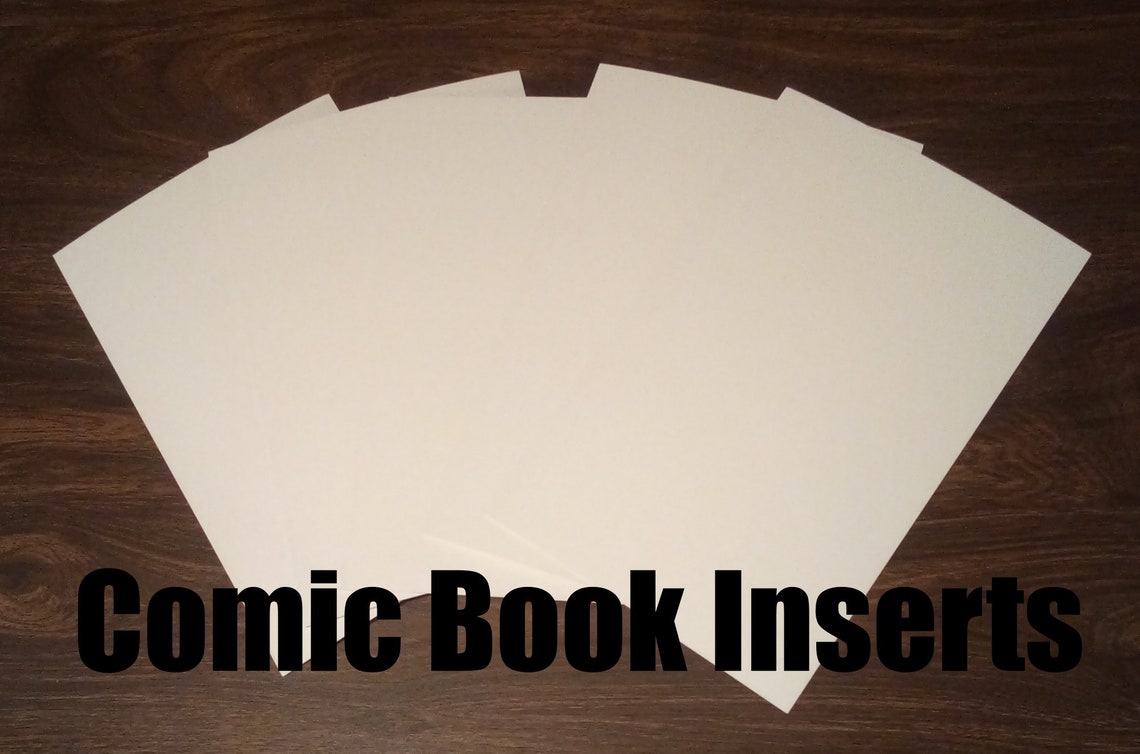 Regular current Comic Book Cardboard Inserts Only 20 Count sleeves and ...