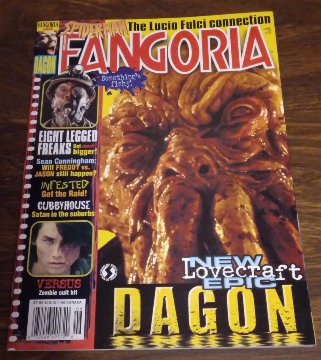 Fangoria #213 Jun 2002 New Lovecraft Epic DAGON - Etsy