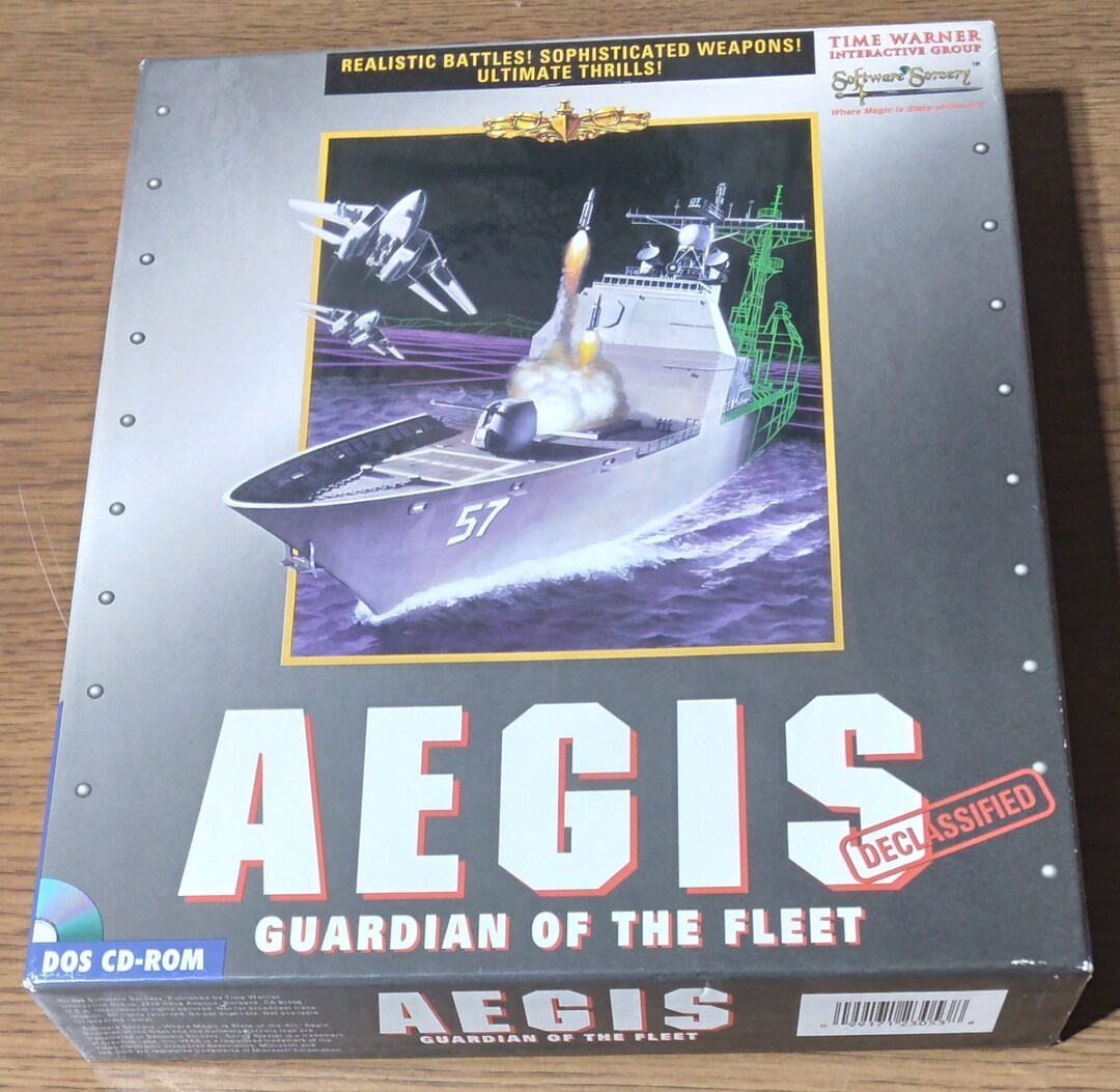 Aegis (1994, CD-ROM Box) - Realistic Battleship Game - Etsy