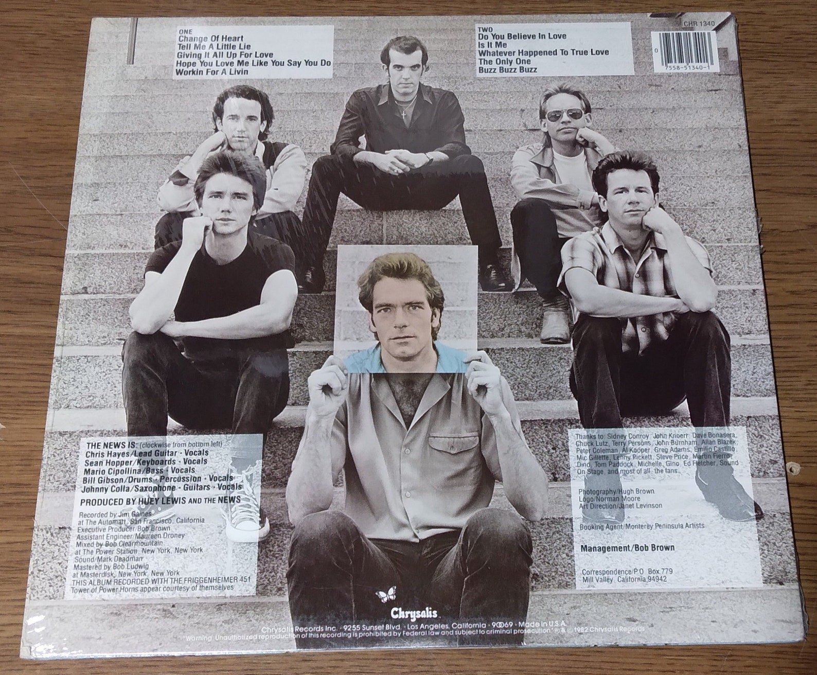 Huey Lewis & the News - Picture This (1982, Vintage Vinyl LP) “workin ...