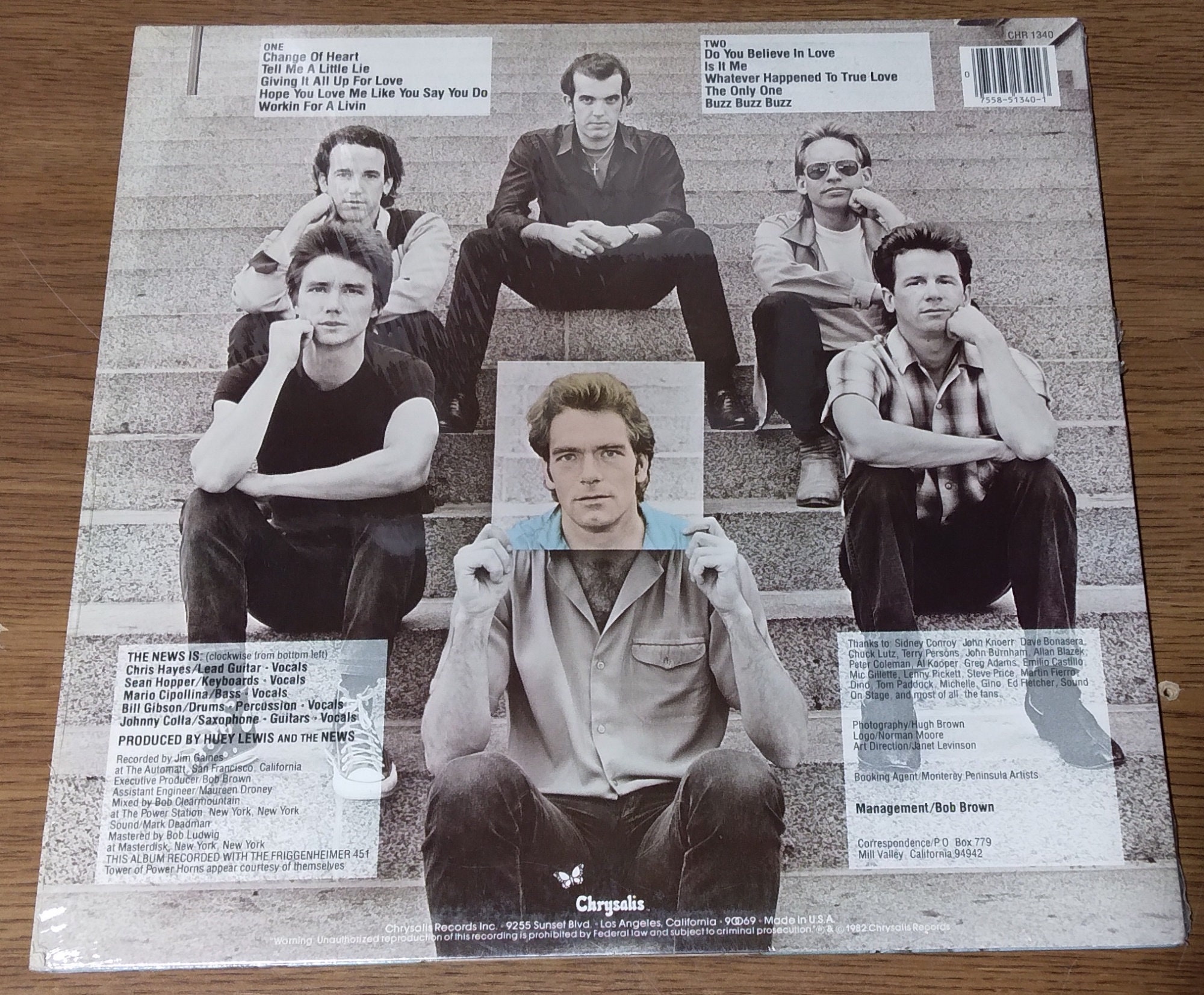Huey Lewis & the News - Picture This (1982, Vintage Vinyl LP) “workin ...