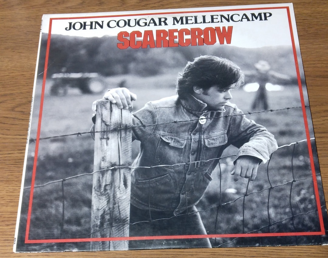 John Cougar Mellencamp - Scarecrow (1985, Vinyl LP) ”rain on the ...