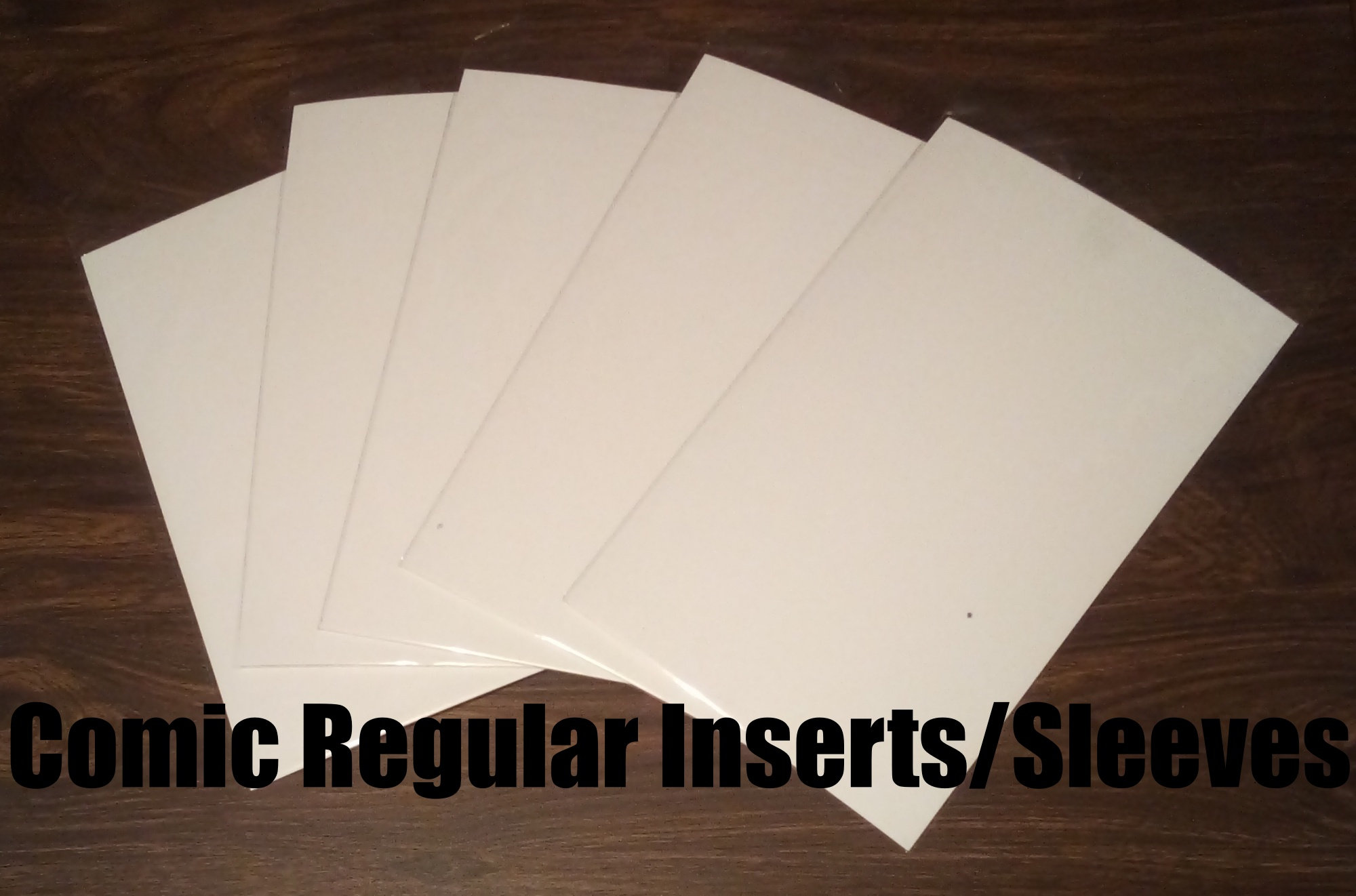 Regular current Comic Book Resealable Sleeves and Cardboard Inserts ...