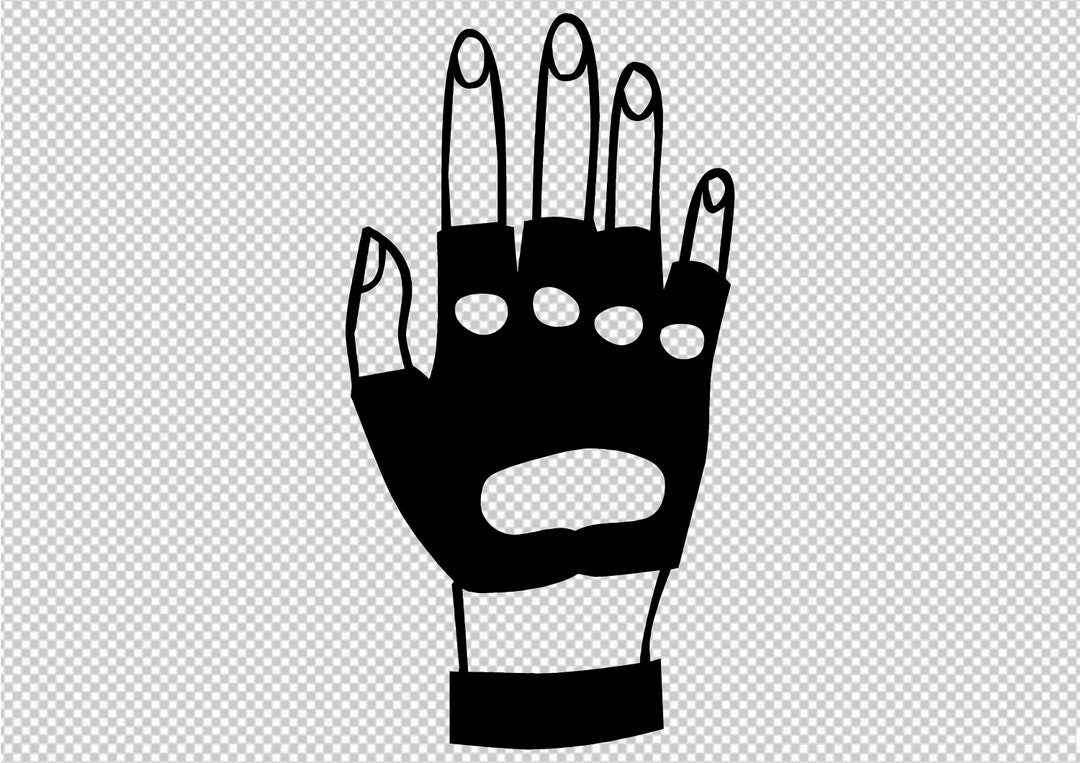 80s Gloved Hand SVG PNG Download Retro Glove Cricut Hand - Etsy