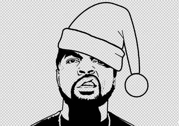Nwa Ice Cube Drawing