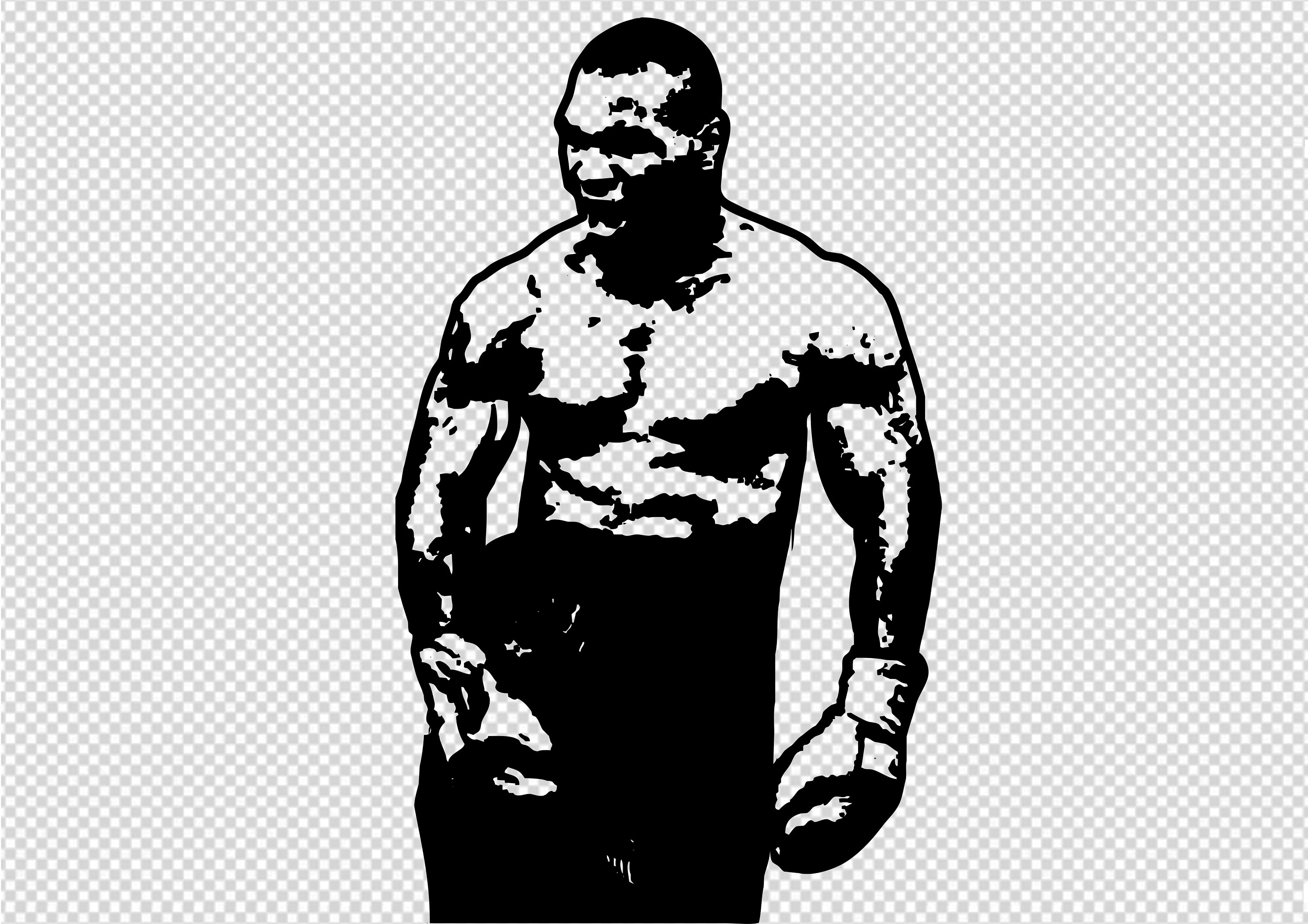 Mike Tyson Stencil