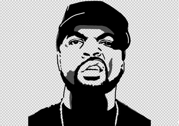 Nwa Ice Cube Drawing