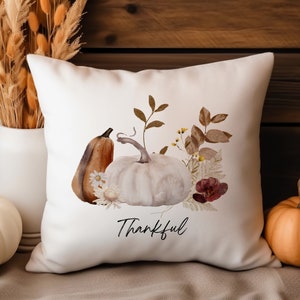 Psalm 136:1 Pillow Cover, Give Thanks to the Lord Fall Bible Verse Fall ...