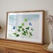 Four Leaf Clover Art Print, Shamrock Watercolor Painting, Watercolor ...