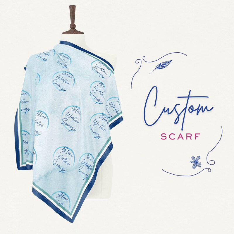 Custom Printed Scarf - Etsy