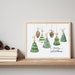 Watercolor Christmas Ornaments Poster Christmas Tree - Etsy