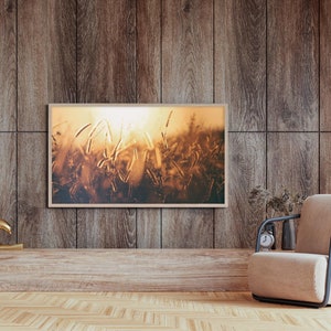 The Frame TV Art Fall, 4K Samsung Frame TV Art, Samsung Frame TV Art ...