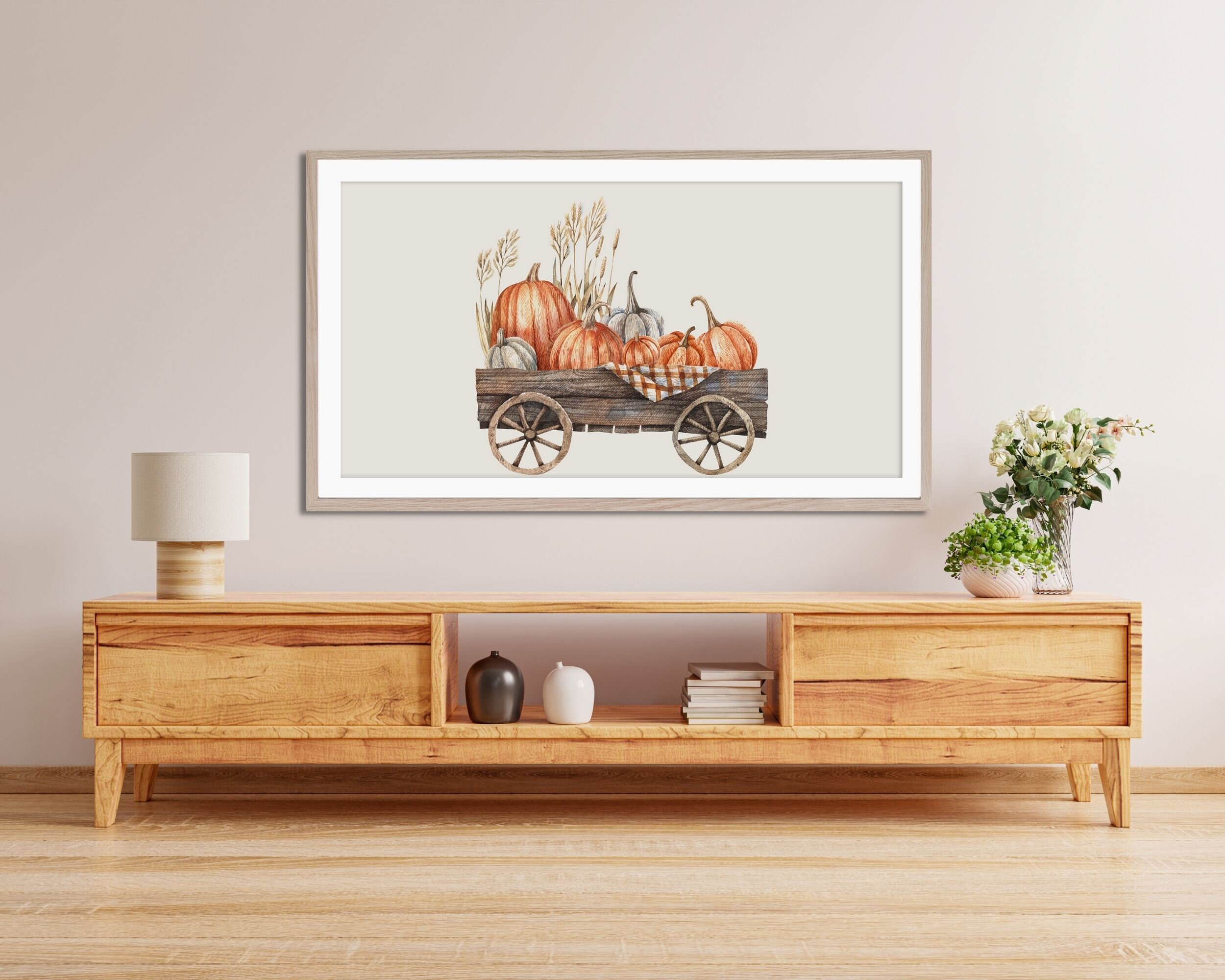 Fall Samsung Frame Tv Art SET Autumn Fall Pumpkins Art - Etsy