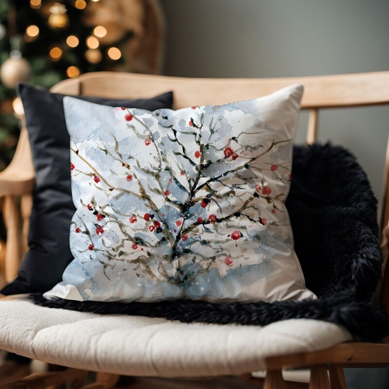 Winter Pillow - Etsy