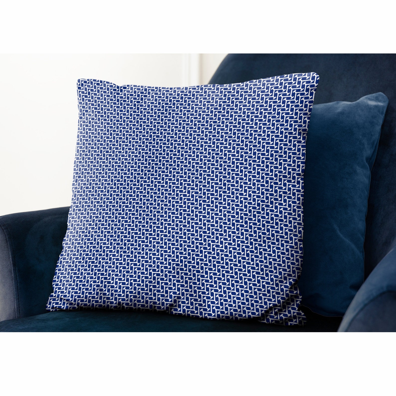 Hamptons Style Pillow Covers, Blue Chinoiserie Pillow, Blue & White ...
