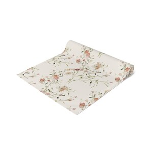 Watercolor Spring Floral Table Runner, Pastel Table Runner, Spring ...