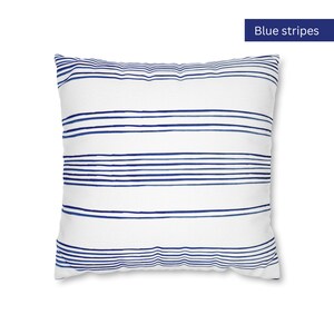 Watercolor Blue Seashells Pillow Cover, Watercolor Beach Pillow ...