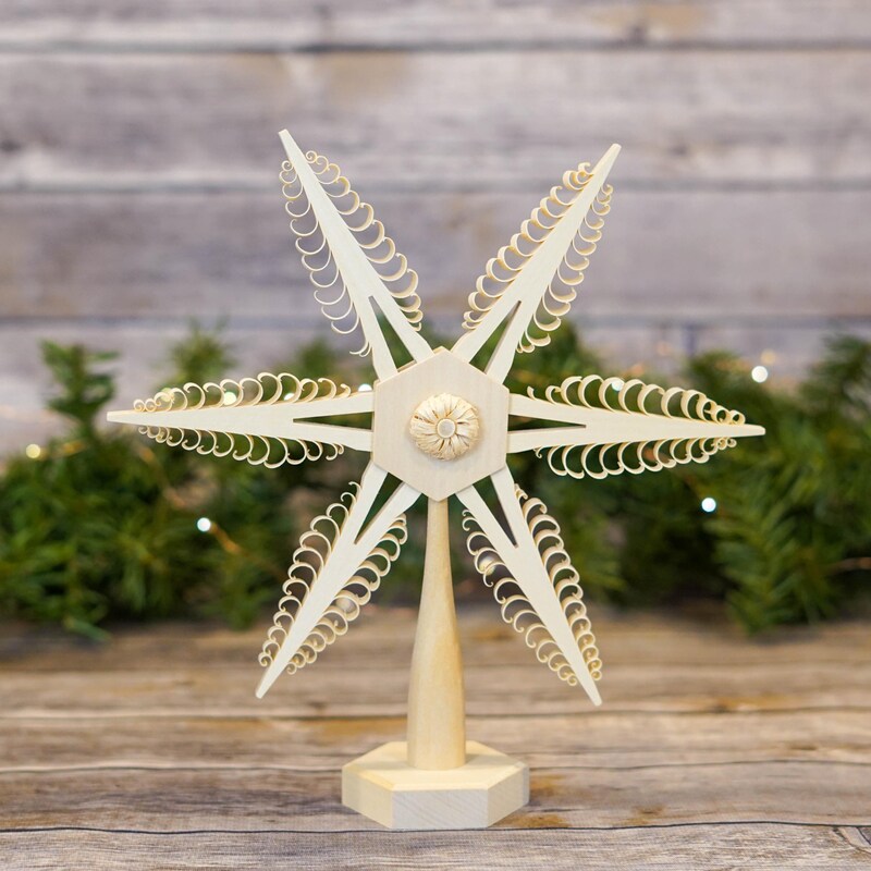 Wood Star Tree Topper - Etsy