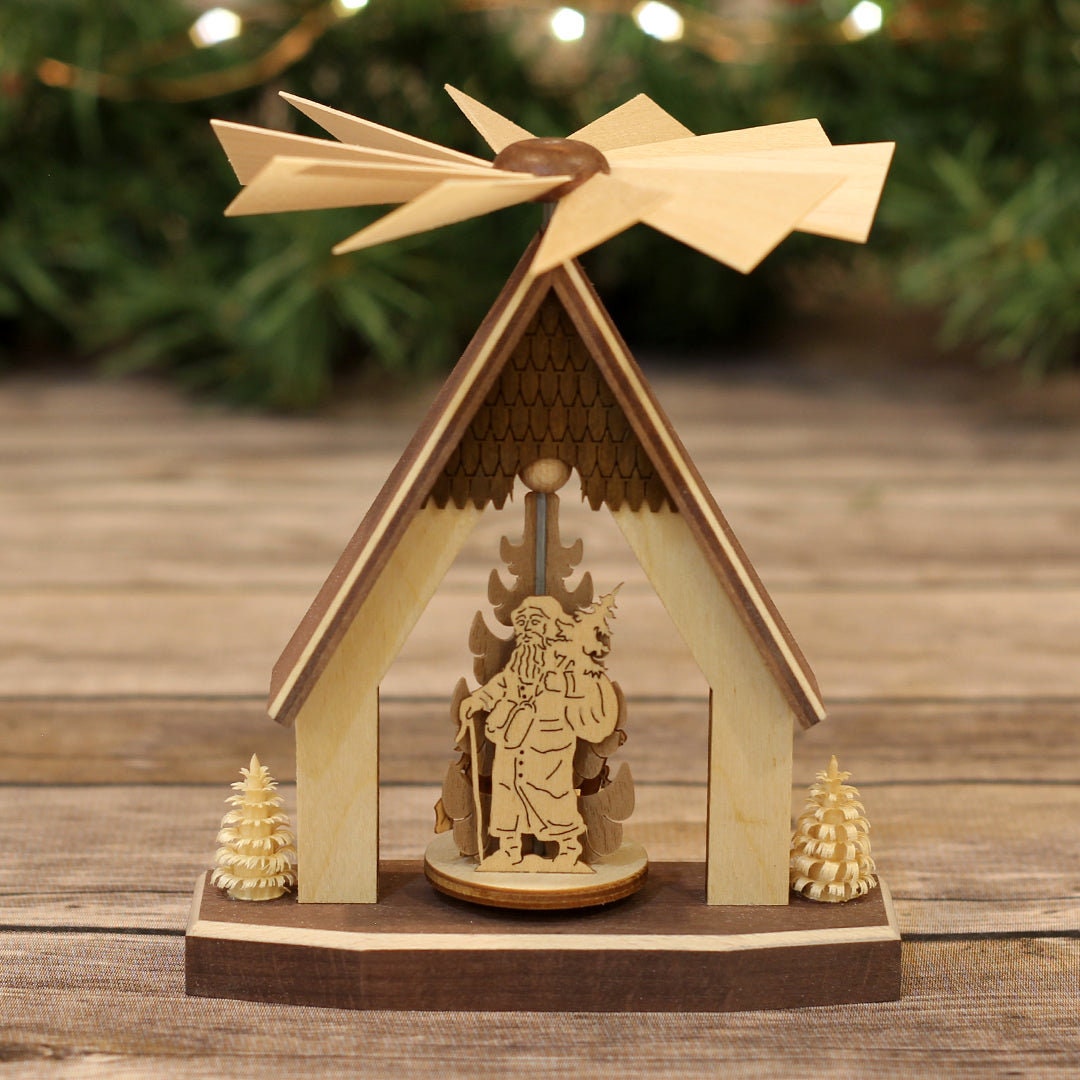 Spinning Table Top Decoration Santa Clause - Etsy