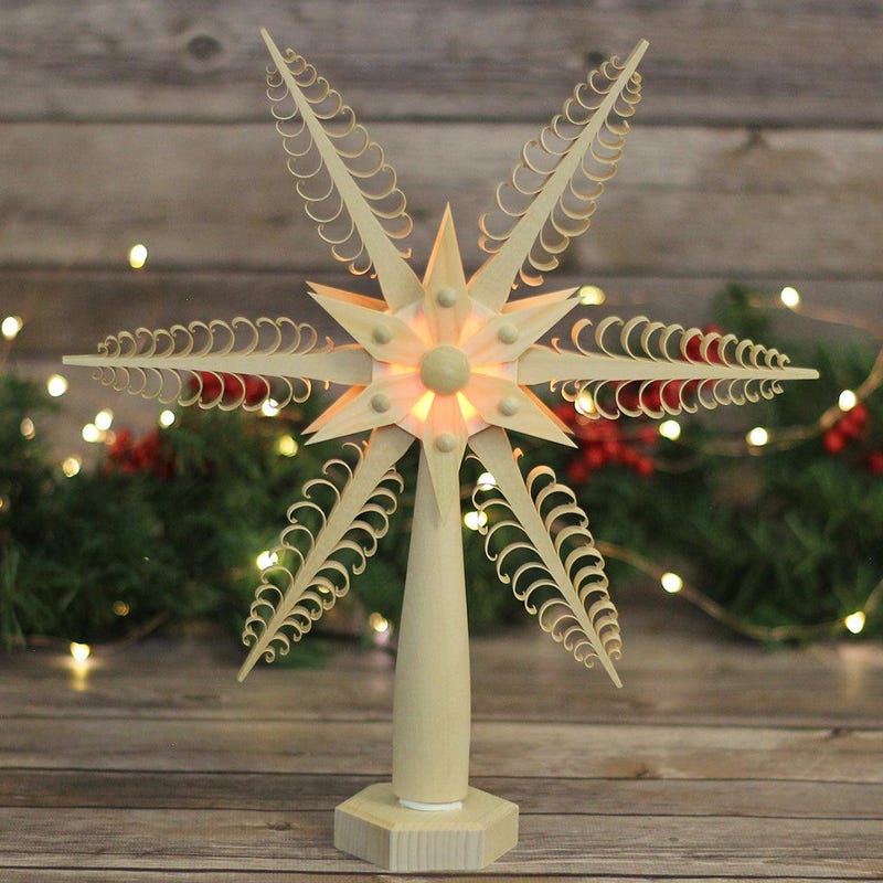 Wood Star Tree Topper - Etsy