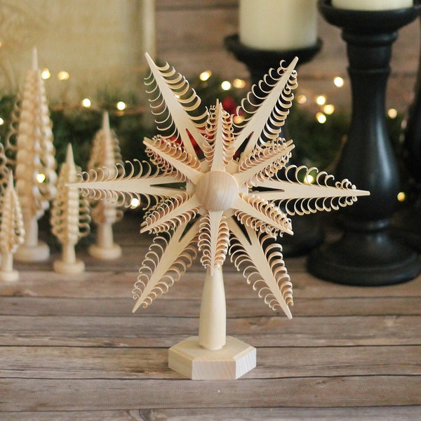 Wood Star Tree Topper - Etsy