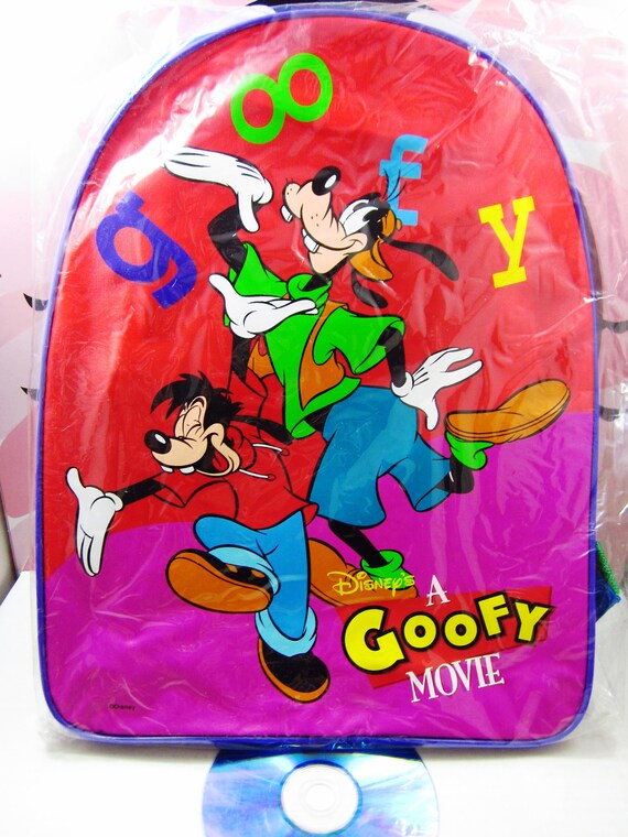 Disney Goofy Movie Kids Backpack School Bag Vintage R… - Gem
