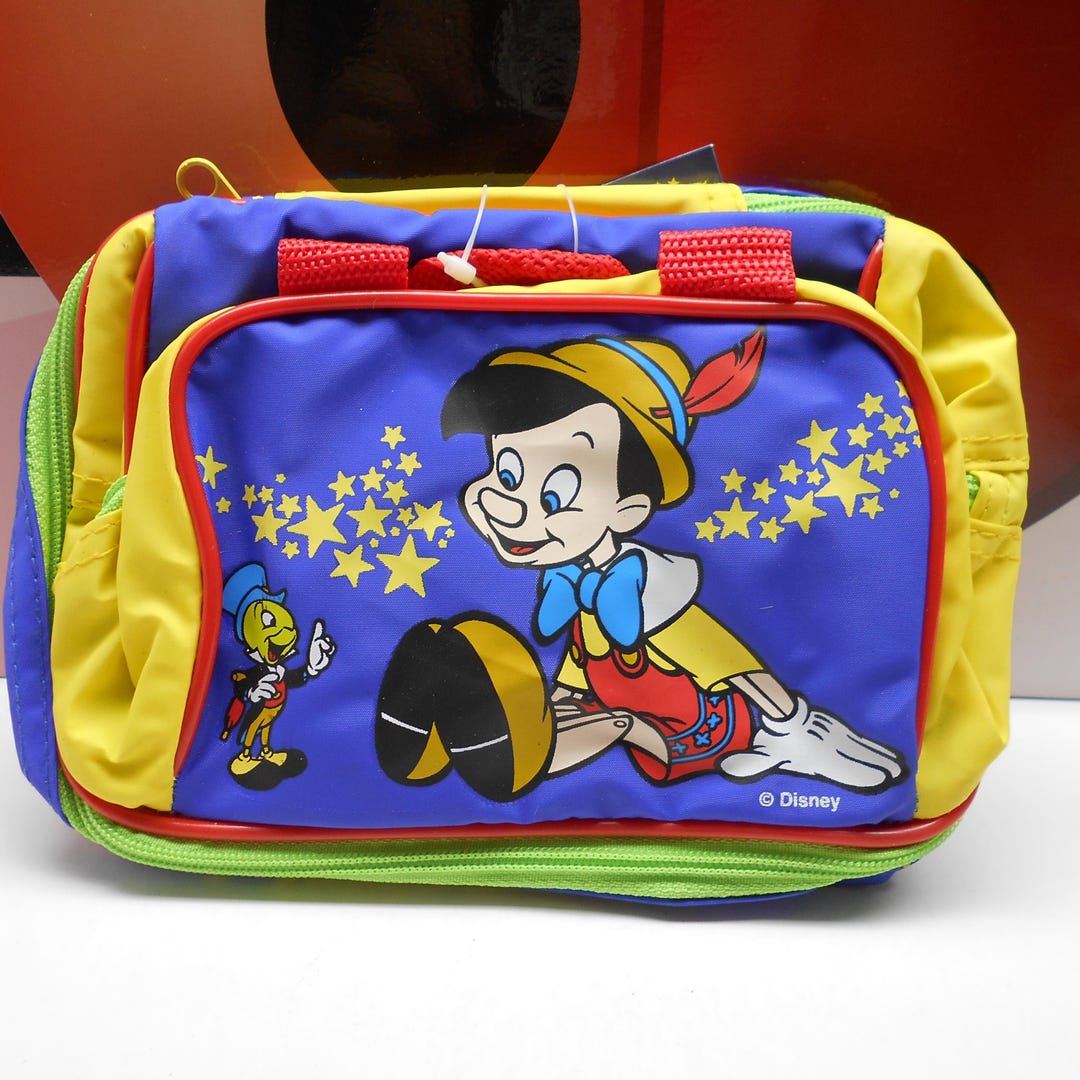 Walt Disney's PINOCCHIO Kids Lunch Snack Bag Vintage 90s Collectible ...
