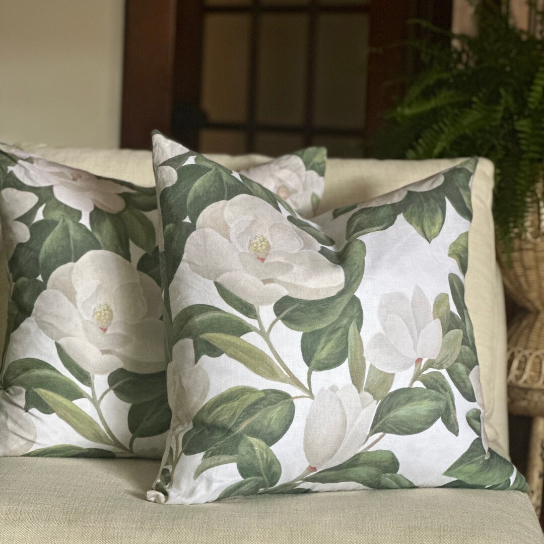 Magnolia Pillow, 20” - Etsy