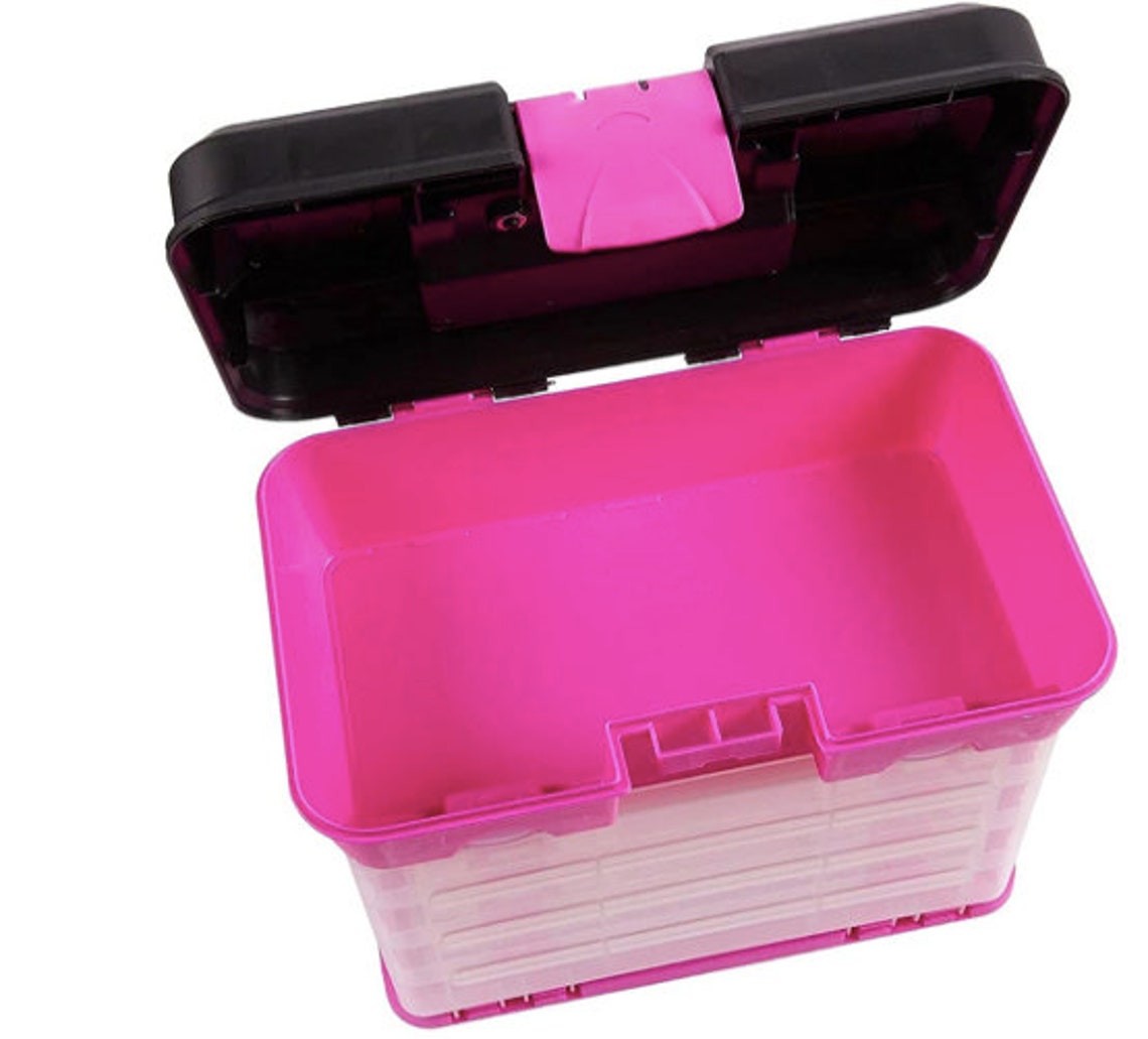 Pink Tackle Box 4 Drawer 13 Compartment Tool Storage - Etsy