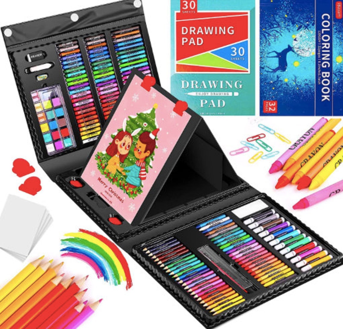 222 Pack Drawing Kits Art Supplies for Kids Girls Boys Teens Artist ...