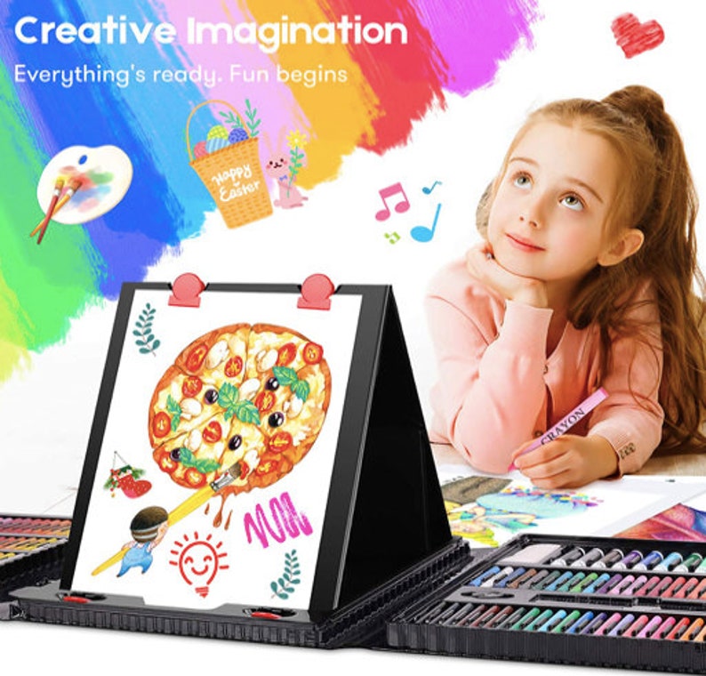 222 Pack Drawing Kits Art Supplies for Kids Girls Boys Teens Artist ...