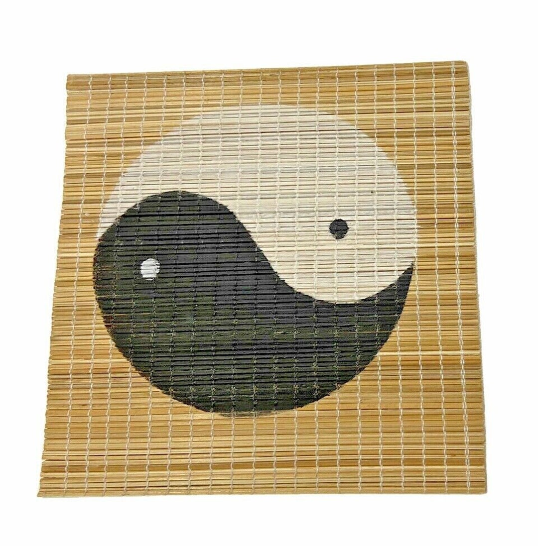 Original Bamboo Cigarette Rolling Mat Ying Yang Pocket 21cm X - Etsy