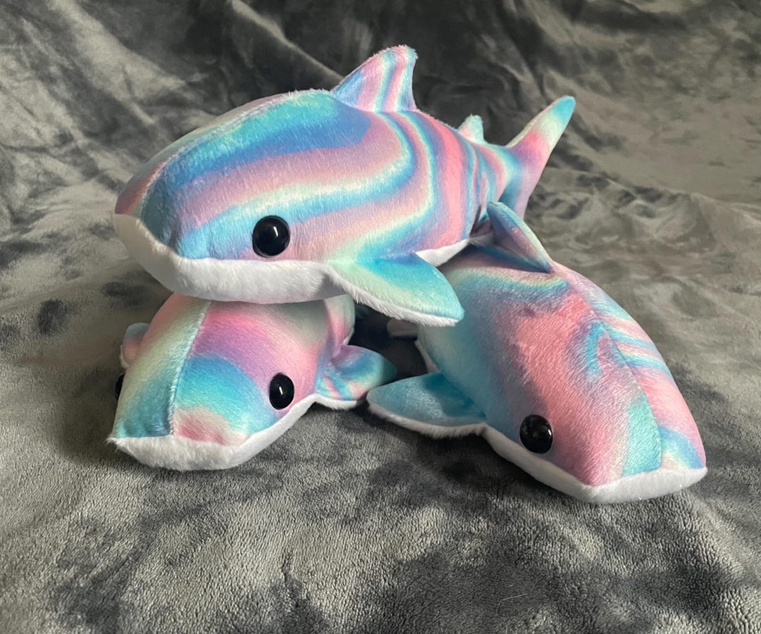 Colorful Mini Whale Shark Plushie! Handmade Toy Stuffed Animal - Etsy