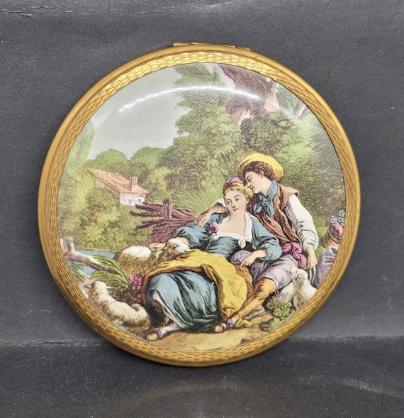 Mascot Powder Compact Shepherd & Shepherdess in the S… - Gem